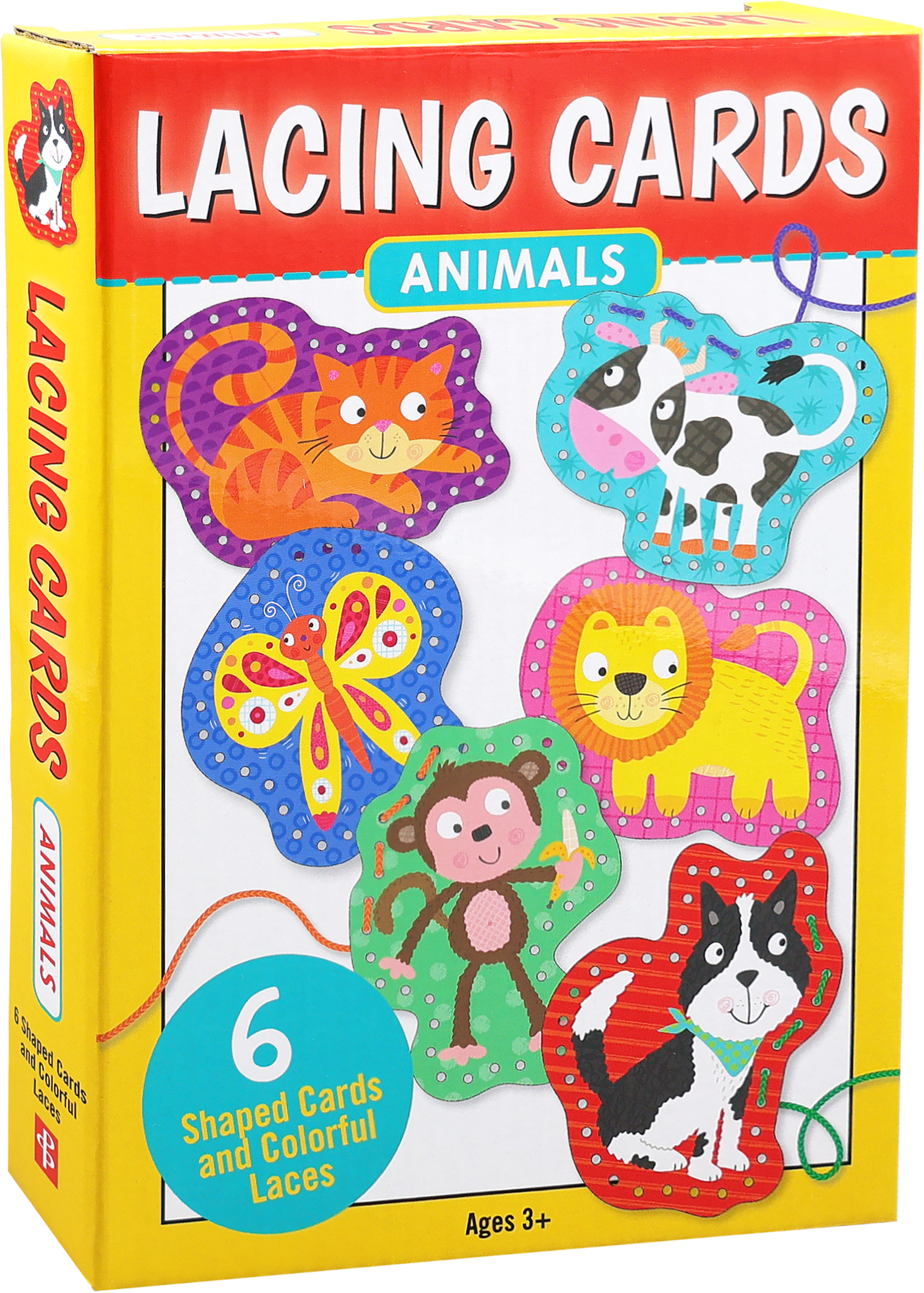 Animals Lacing Cards – The Purple Ostrich